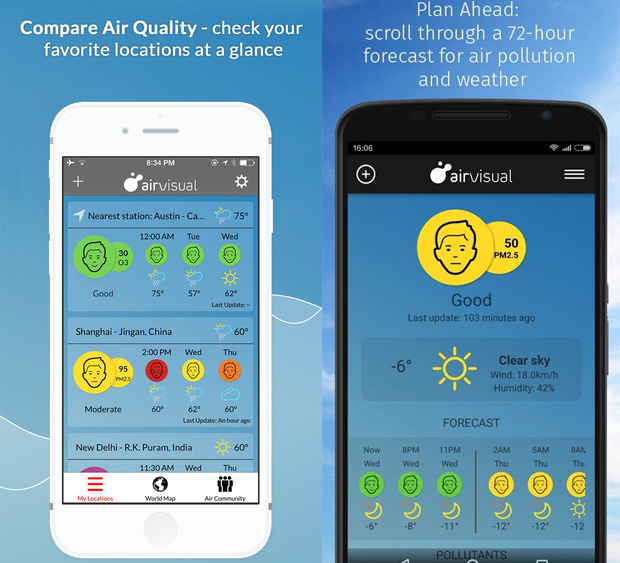 AirVisual app – See The Air