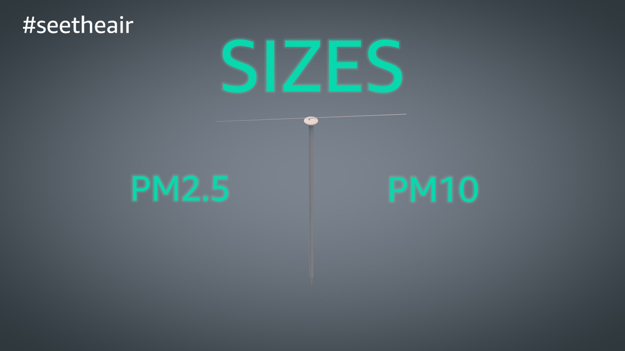 PM2.5 & PM10 Sizes – See The Air