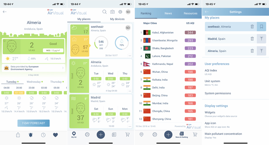TOP 5 AQI Apps – See The Air