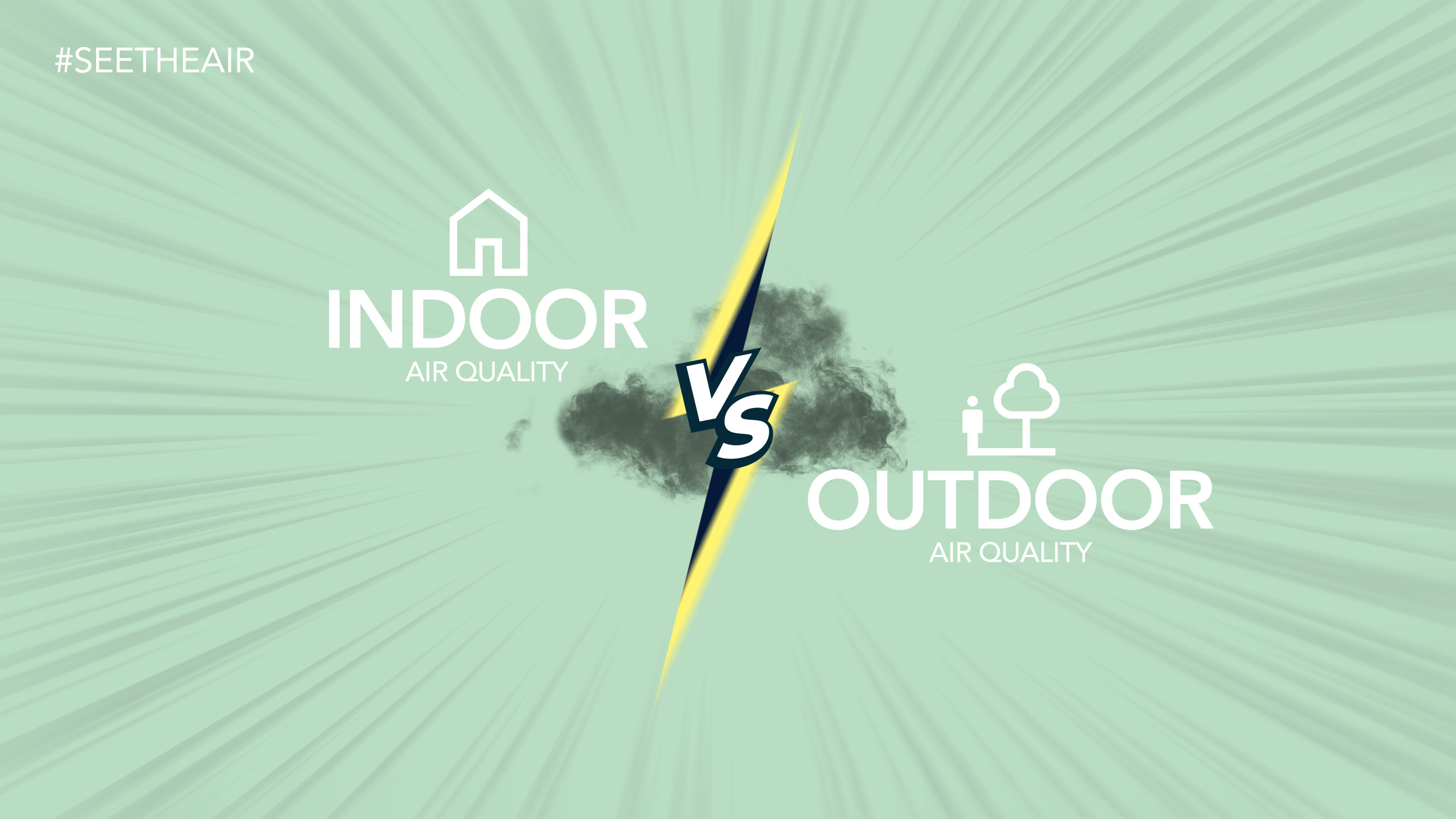Real Life Experiment – Indoor vs Outdoor Air Quality – See The Air