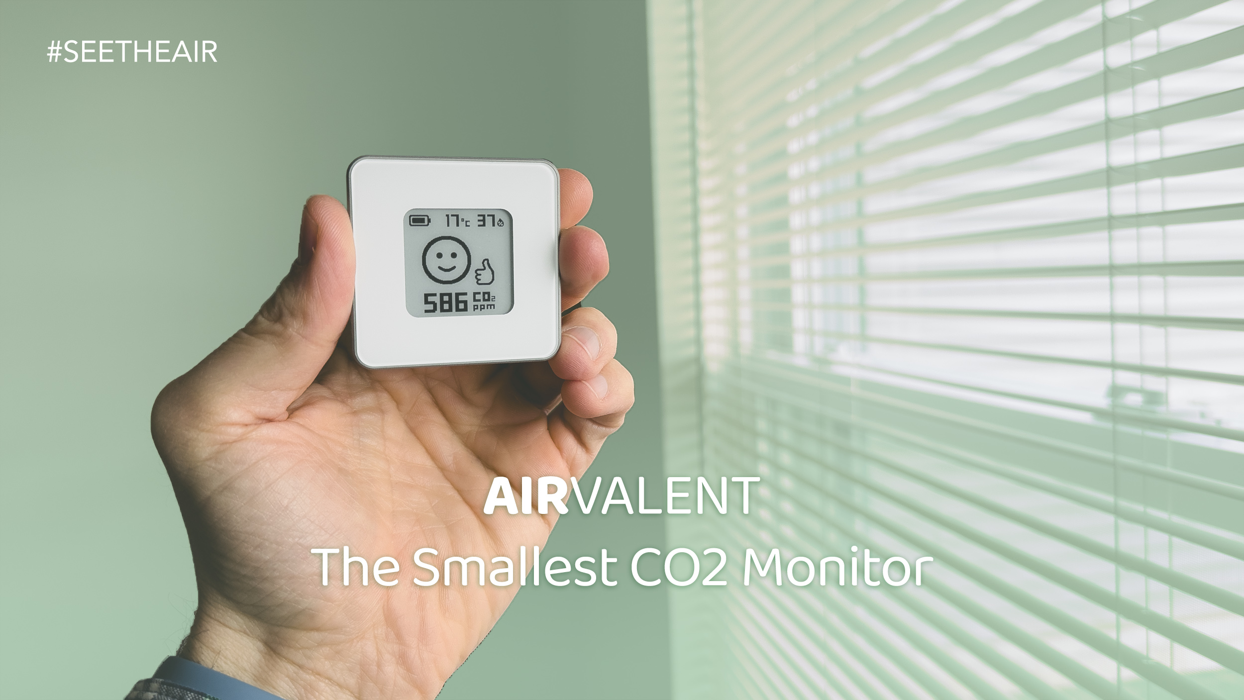 Review: AIRVALENT – The smallest CO2 Monitor – See The Air