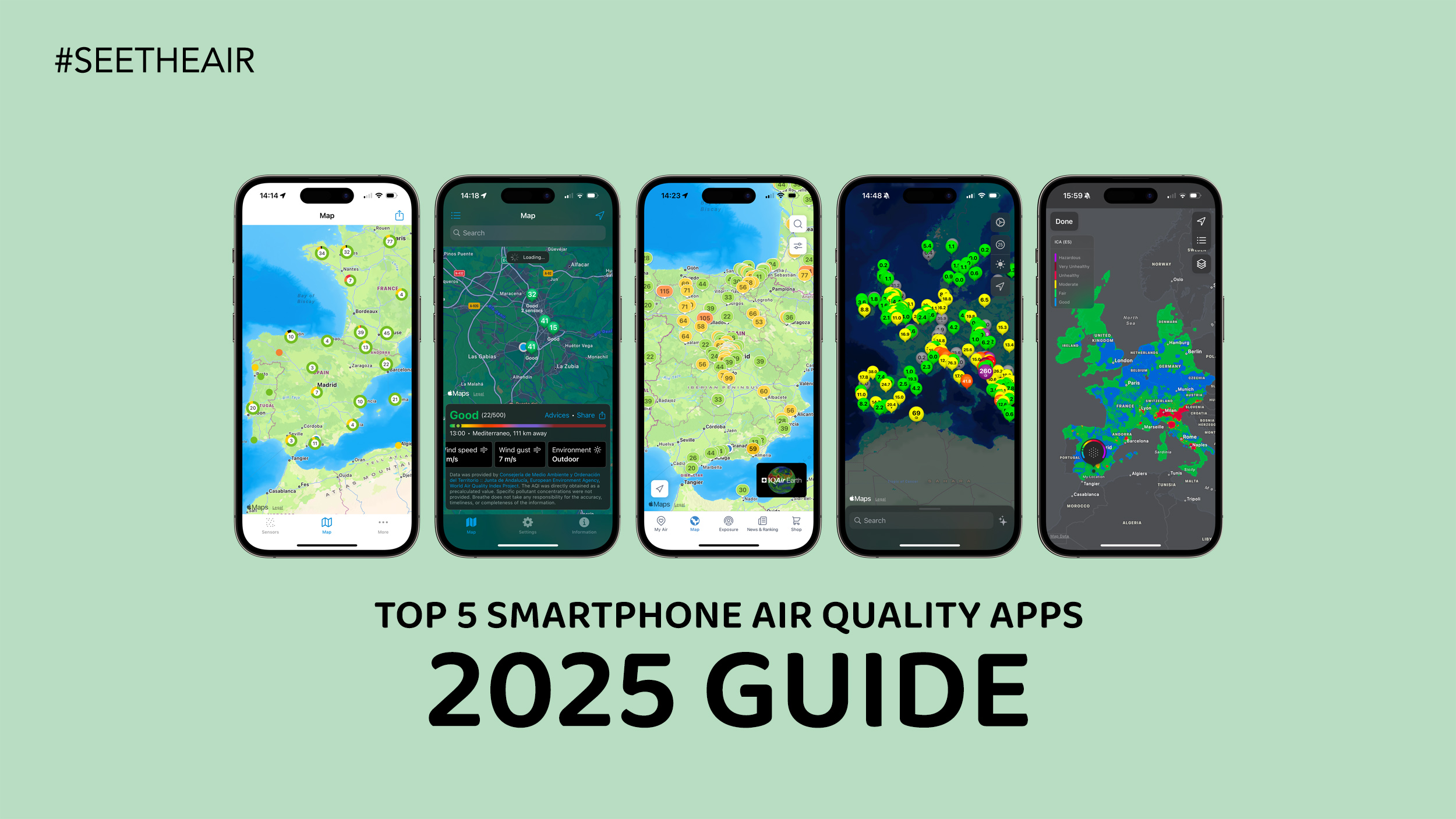Top 5 Smartphone Air Quality Apps: 2025 Guide [Updated] – See The Air
